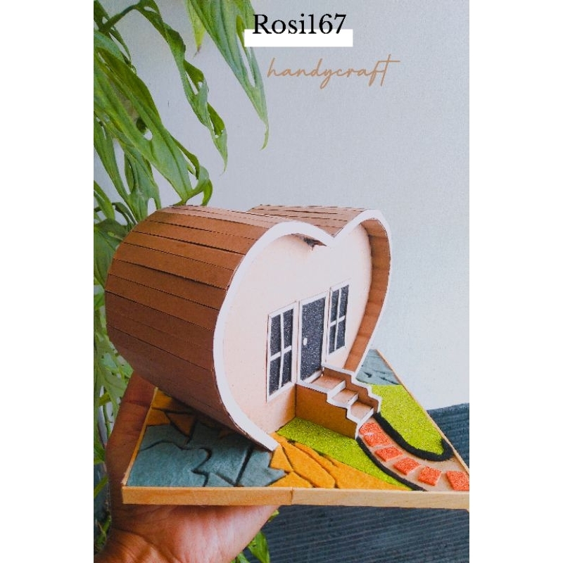 Jual miniatur rumah kardus/karton | Shopee Indonesia