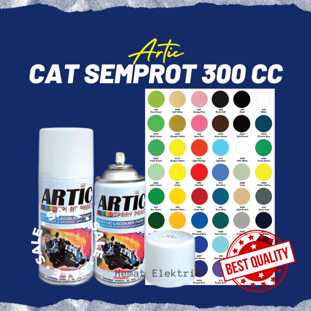 Jual Pilox Cat Semprot Pilok Artic Warna Standard 300 cc Cat Kayu dan Plastik Tahan Panas Anti ...