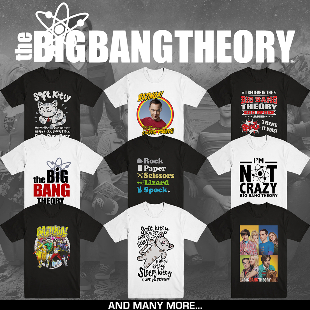 Jual THE BIG BANG THEORY | T-SHIRT MOVIE - COMEDY | MERCHANDISE ...