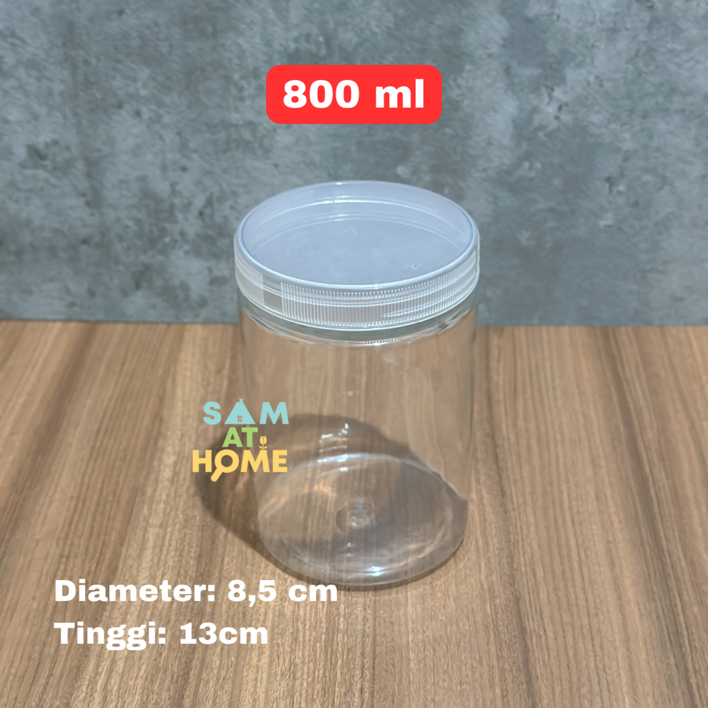 Jual Toples Plastik PET / Toples Tabung / Toples Kue / Toples Silinder ...