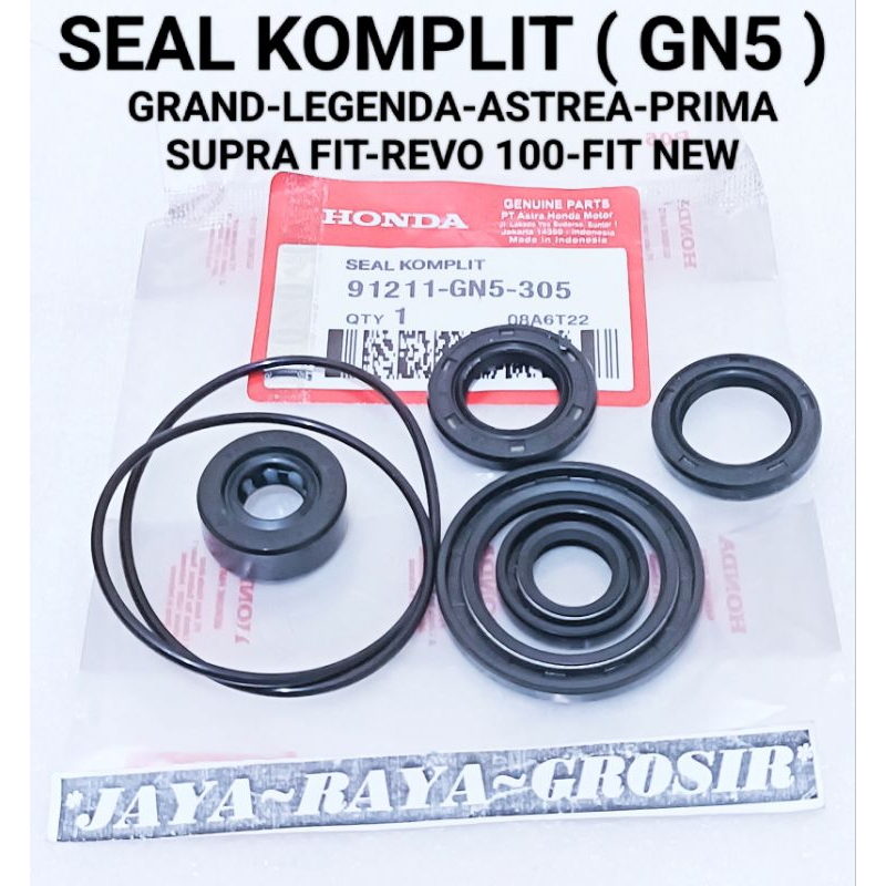Jual SEAL KOMPLIT ( GN5 ) SIL SET ENGINE SUPRA X SUPRA FIT LAMA SUPRA FIT NEW REVO 100 CC GRAND ...