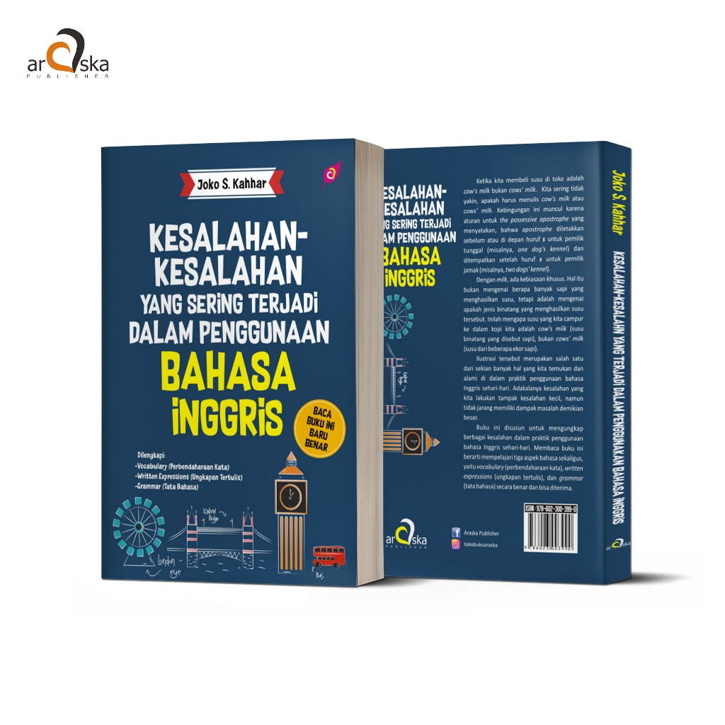 Jual Araska Publisher - Kesalahan-Kesalahan yang Sering Terjadi dalam Penggunaan Bahasa Inggris ...