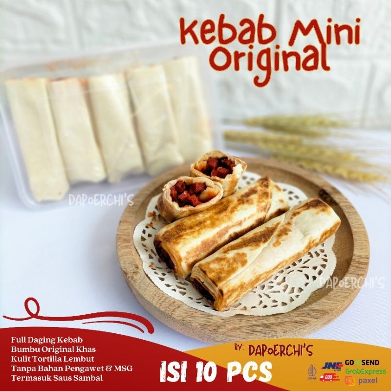Jual Kebab Mini Frozen Original | FULL DAGING | NO MSG | Shopee Indonesia