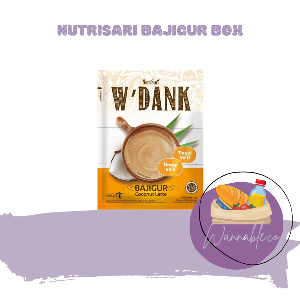 Jual NUTRISARI WEDANG BAJIGUR MAINUMAN BUBUK BOX | Shopee Indonesia