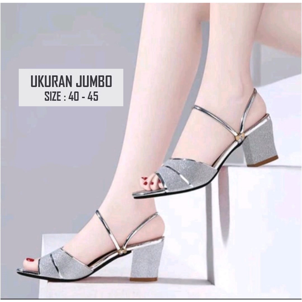 Jual BIG SIZE 40-45 | Sepatu High Heels Pesta Wanita Ukuran Besar JUMBO ...