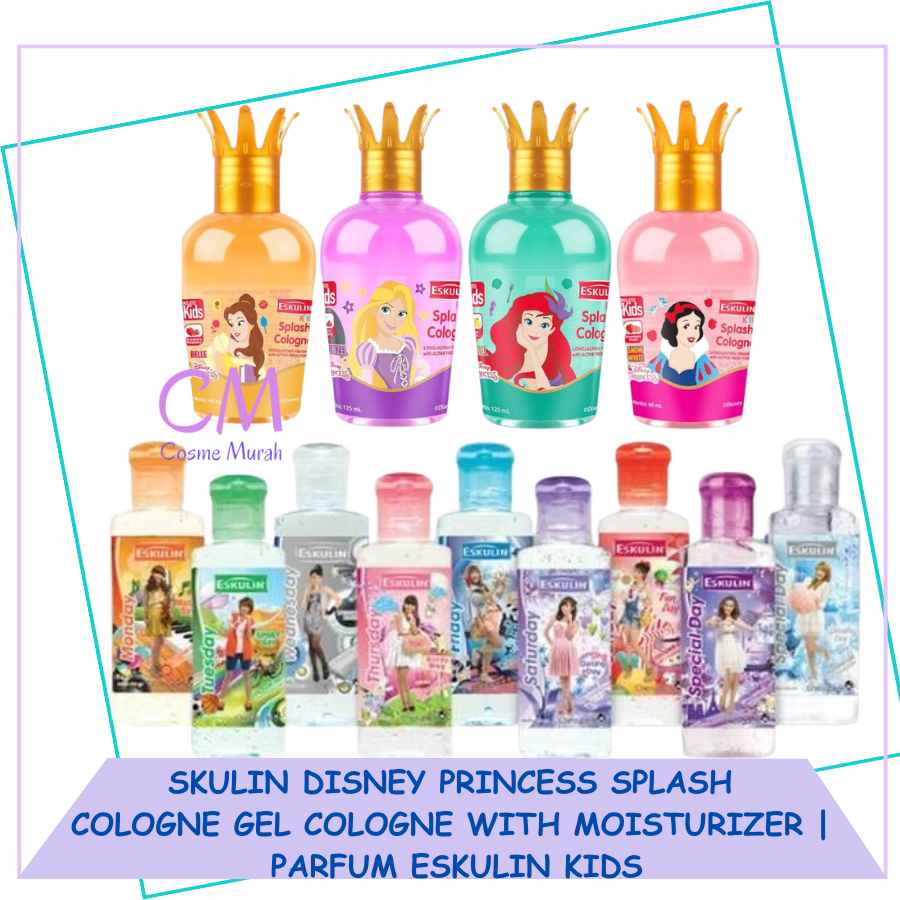 Jual CM ESKULIN Disney Princess Splash Cologne Gel Cologne With ...