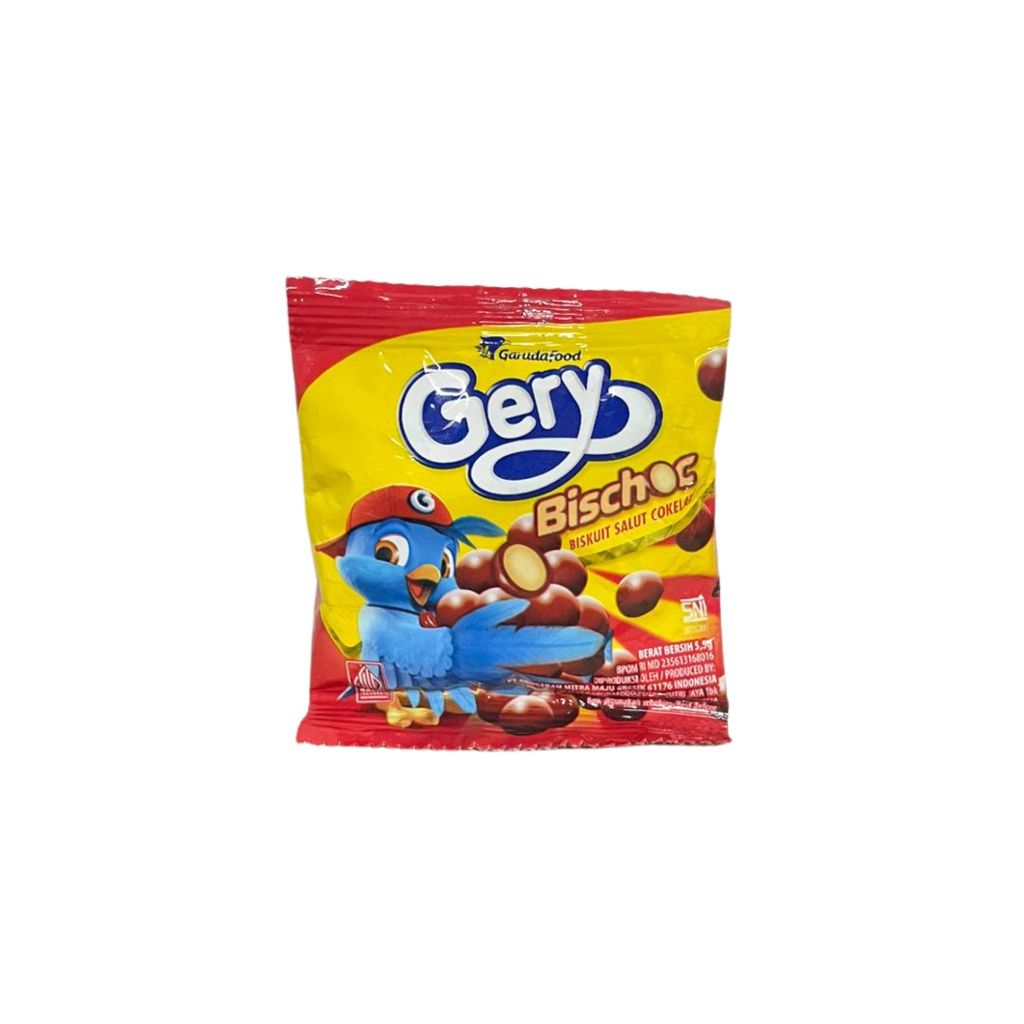 Jual Gery Bischoc Biskuit Chocolate 6gr [1pcs/5pcs/10pcs] | Shopee ...