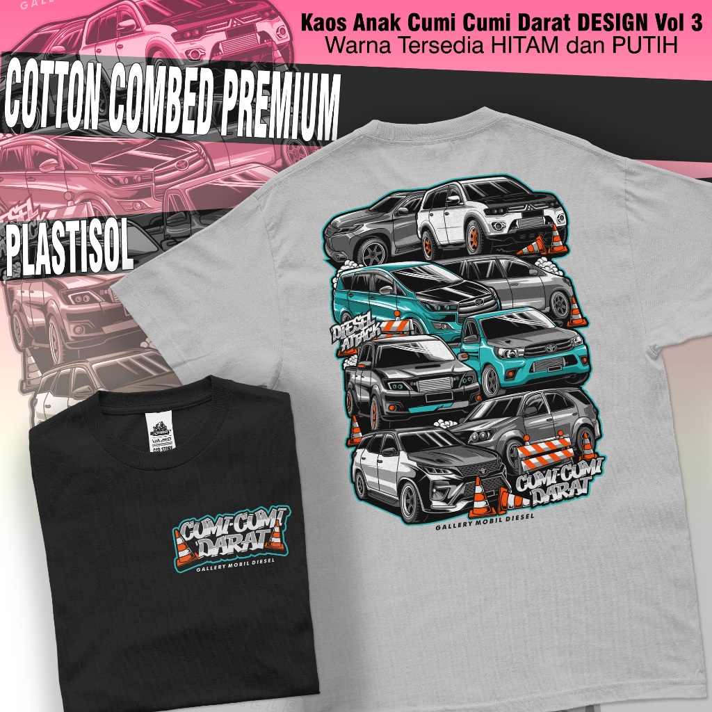 Jual Kaos Anak Mobil Diesel Innova Fortuner Pajero Hilux | CUMI CUMI ...