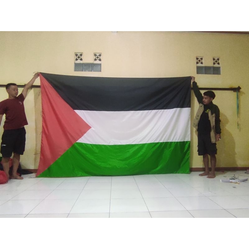 Jual bendera palestin(ukuran 2mx3m)jumbo | Shopee Indonesia