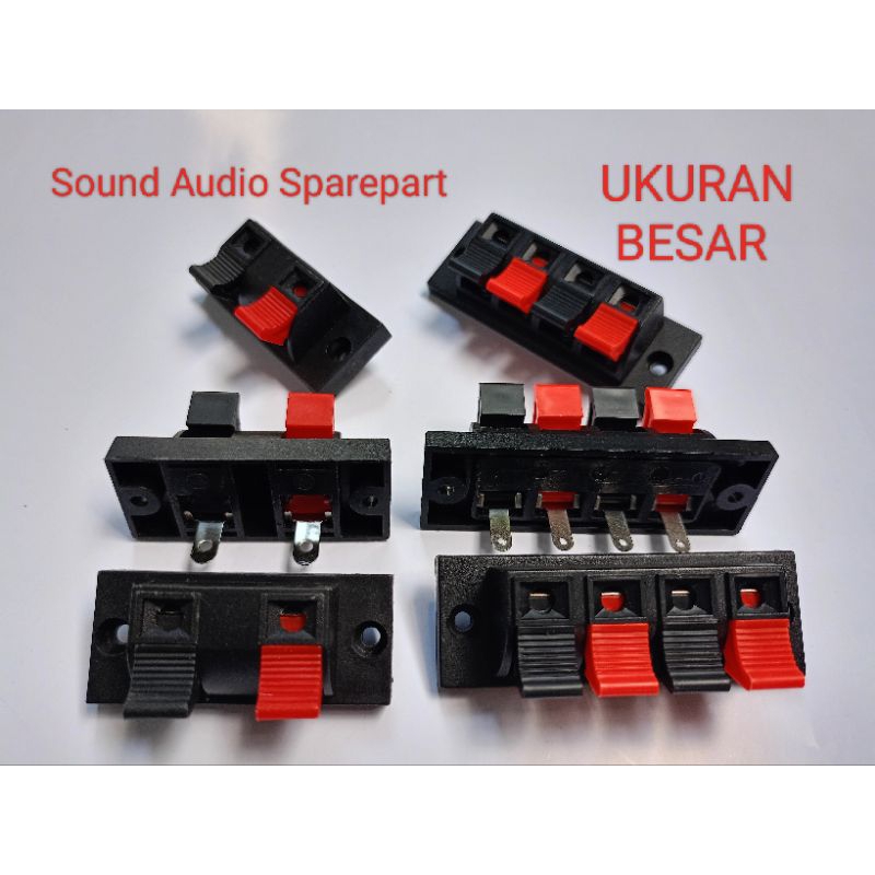 Jual TERMINAL SPEAKER JEPIT/CAPIT 2PIN SAMA 4PIN UKURAN BESAR | Shopee ...