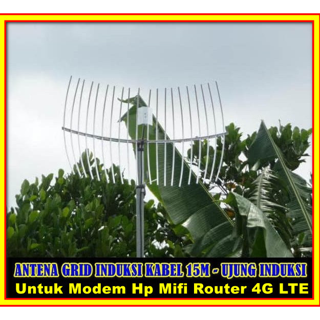 Jual Antena Grid Induksi kabel 15 M Antena Modem Mifi Hp 1800-2300mhz ...