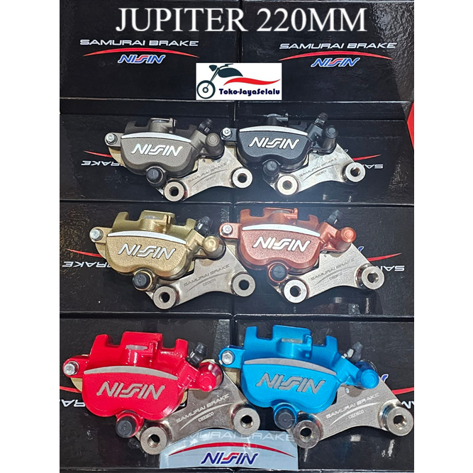 Jual Kaliper Nissin Samurai 2Piston Jupiter z - Nouvo - Fizr - Rx king - Scorpio - 125z - Vega ...