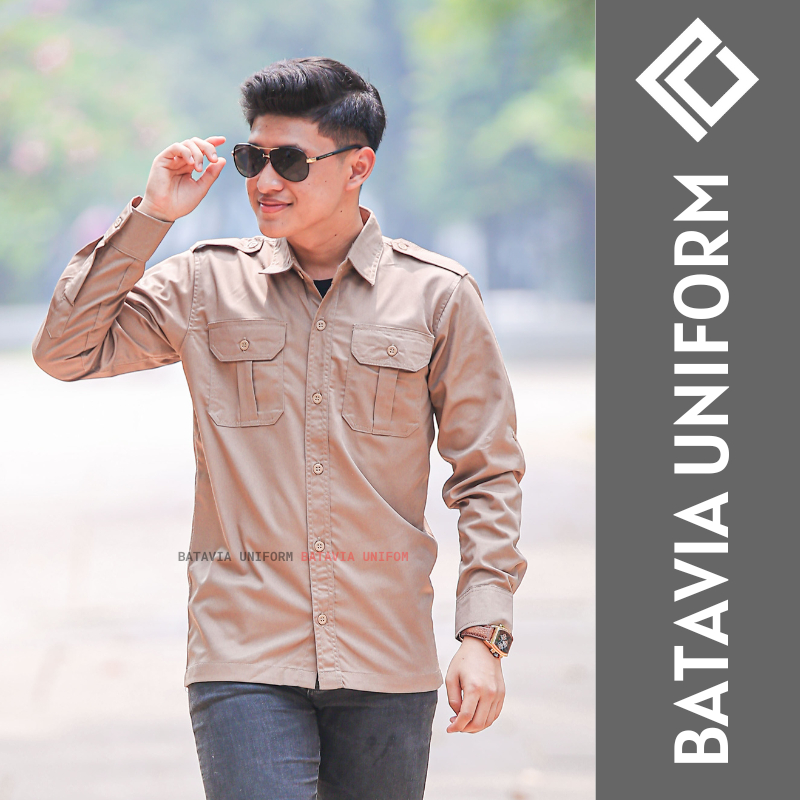Jual Baju Tactical Pria Lengan Panjang - Kemeja Taktikal Seragam Kerja ...