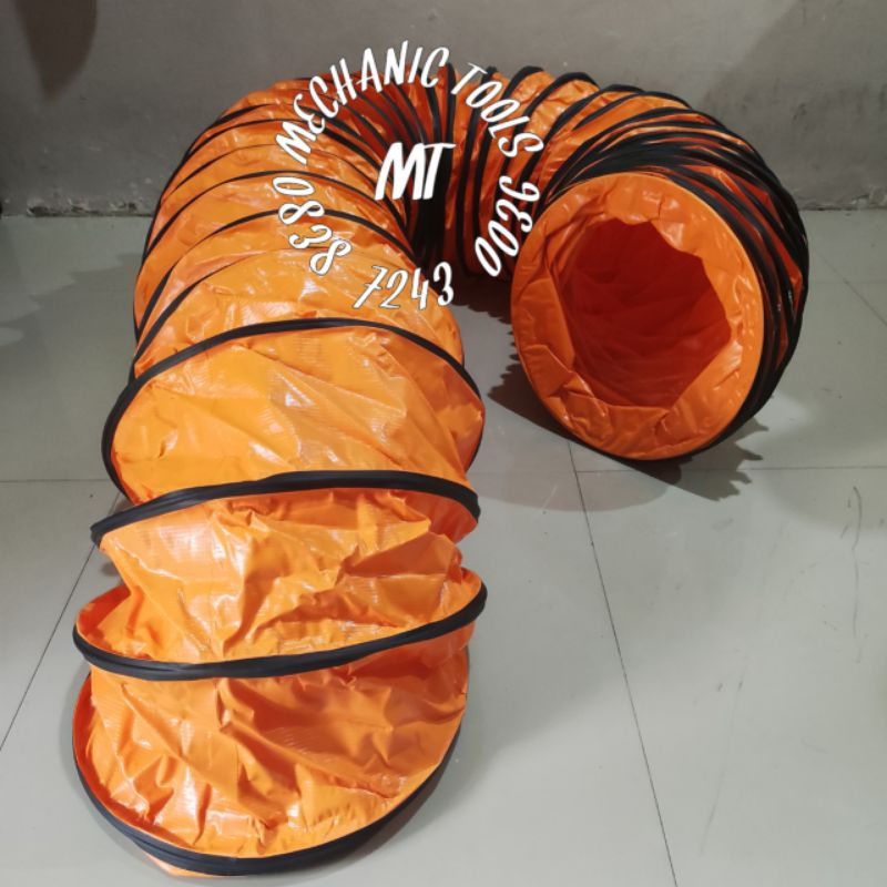 Jual selang Felxible exhaoust portable ventilator 8 inch 5 meter selang ...