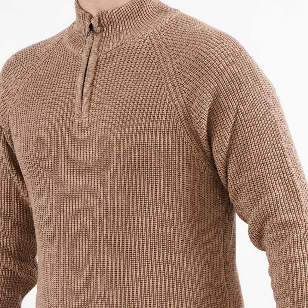 Jual Boneh Knitwear Pria Half Zip Sweater Rajut Quarter Neck Turleneck ...