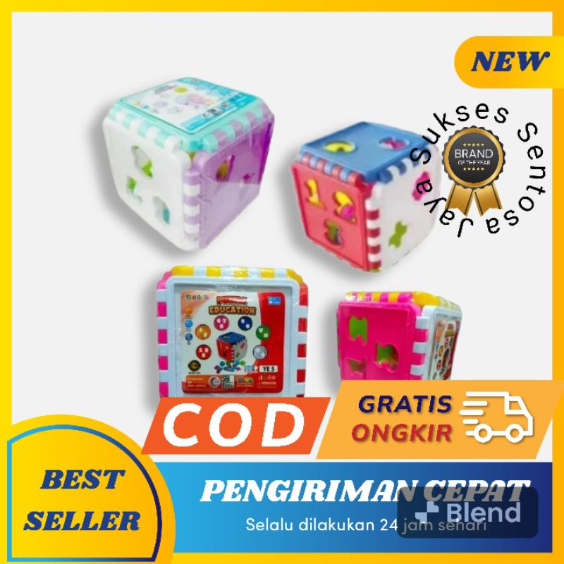 Jual Jaya - Mainan Anak Box Puzzle Education - Sorting Bentuk Puzzle ...