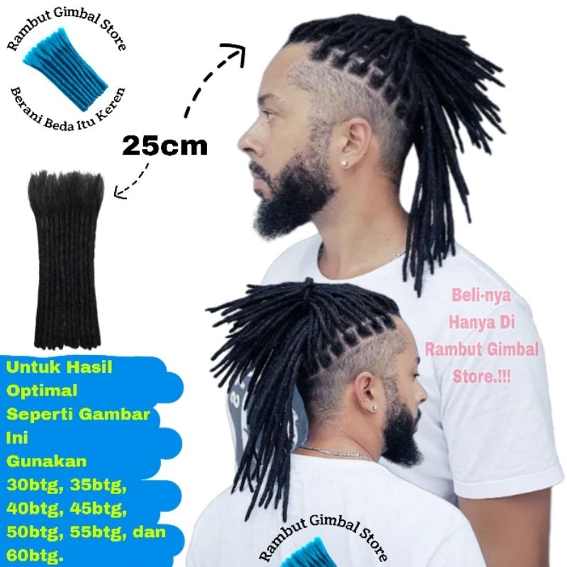 Jual RAMBUT GIMBAL Sintetis Warna / Dreadlock / Dread Lock / Dreadlocks ...