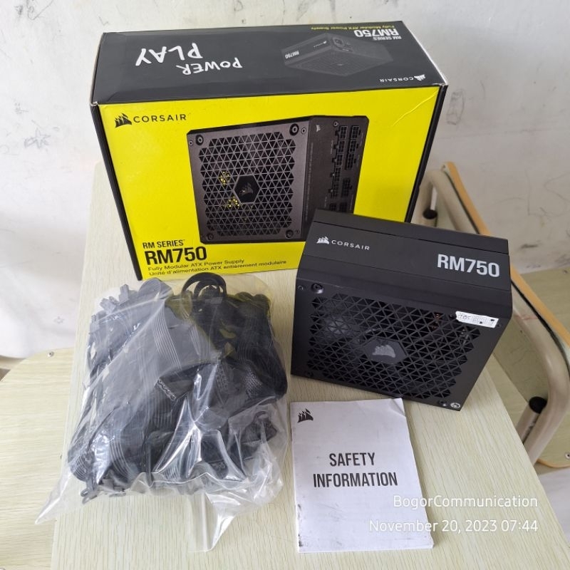 Jual PSU Corsair RM750 Modular Power Supply Pure 80+ Gold 750W | Shopee ...