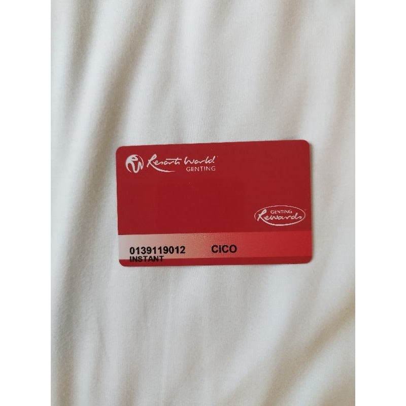 Jual Kartu Card Sky Classic Cico Instant Merah Genting Resort World ...
