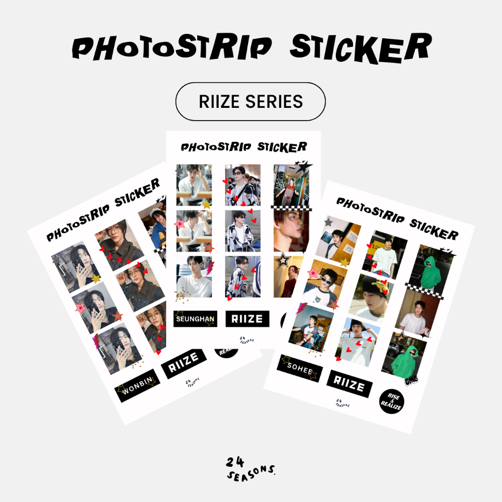 Jual RIIZE Photostrip Sticker by 24Seasons | Shopee Indonesia