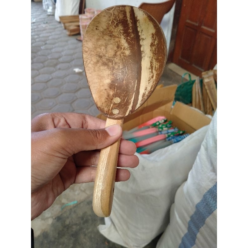 Jual Entong Bathok Kelapa/Entong Nasi | Shopee Indonesia