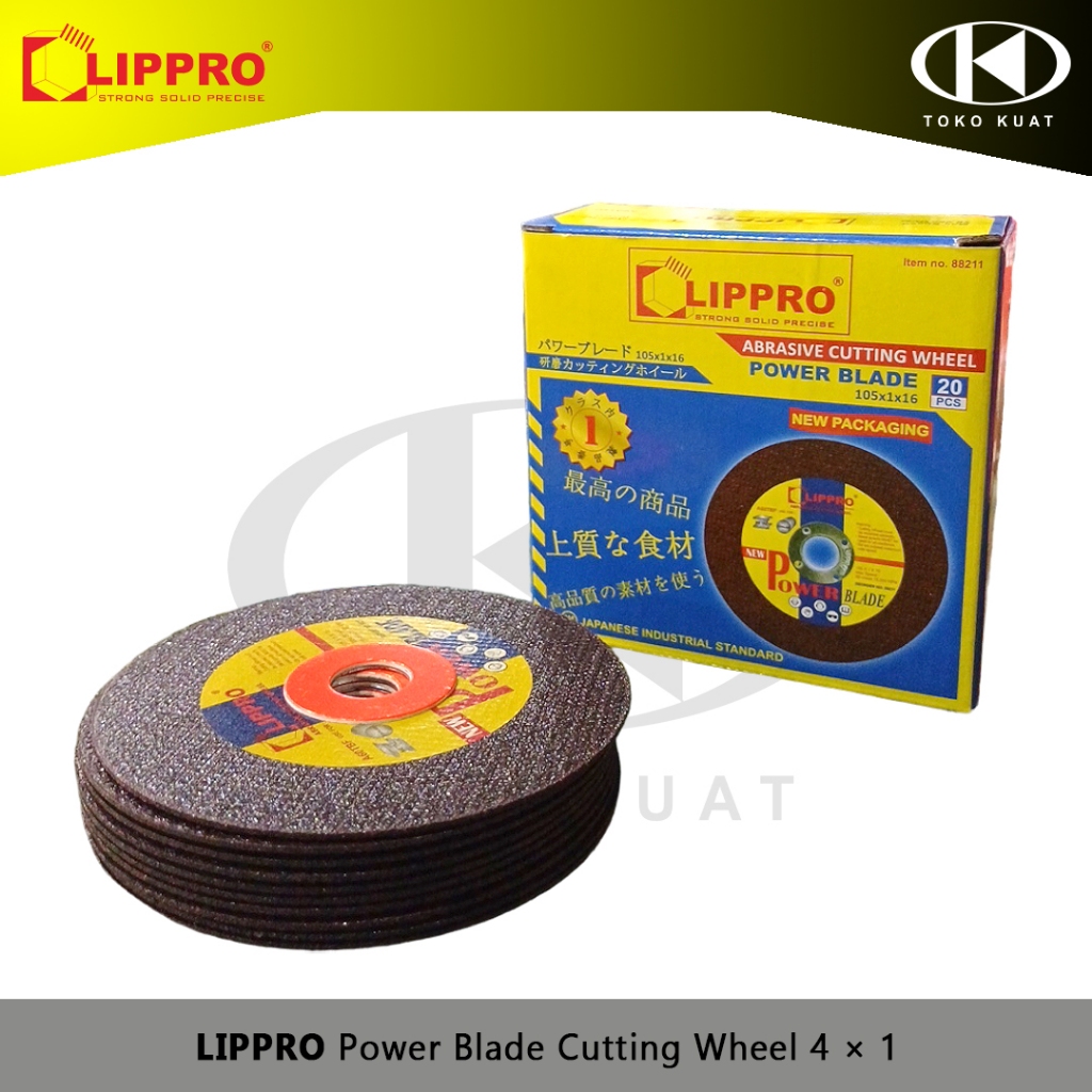 Jual LIPPRO Power Blade Cutting Wheel 4" / Batu Gerinda Potong Besi ...