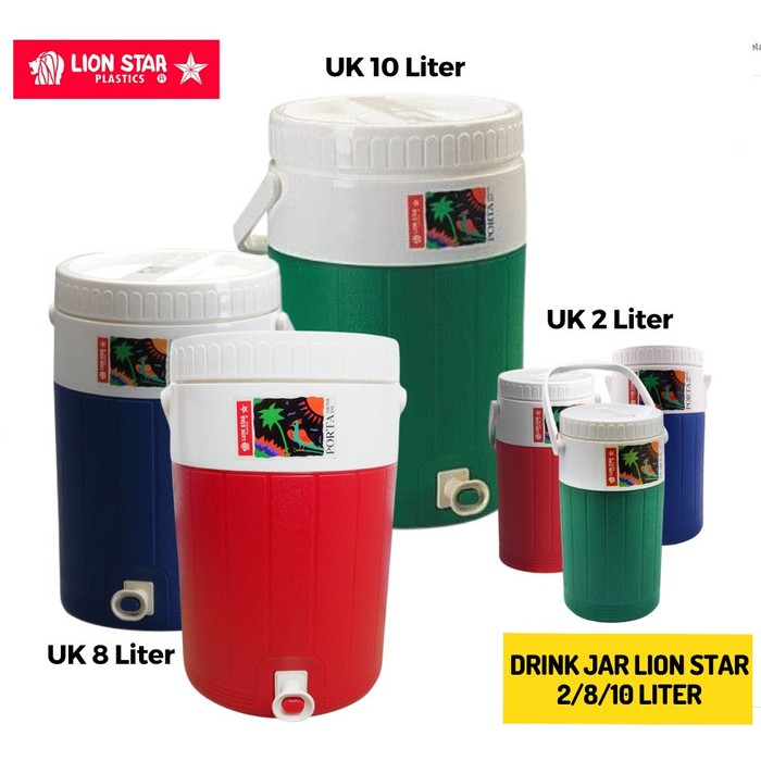 Jual Drink jar porta / Termos air / Dispenser air Lion Star | Shopee Indonesia