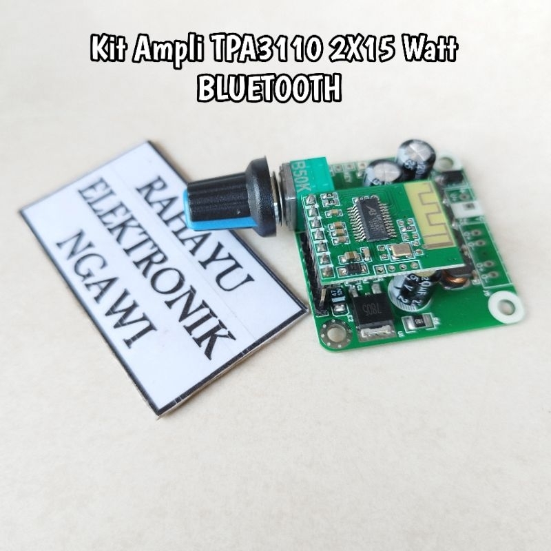 Jual KIT AMPLI MINI TPA3110 Bluetooth Amplifier Class D 2X15W TPA 3110 | Shopee Indonesia