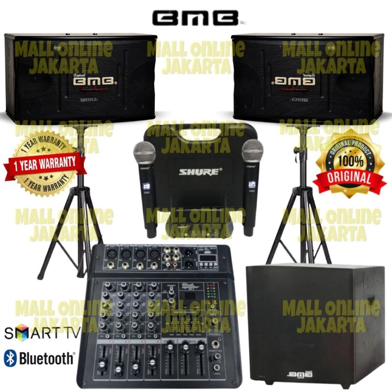 Jual Paket karaoke bmb 12 inch subwoofer aktif 15 inch original sound ...