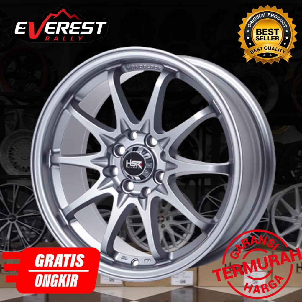 Jual VELG RACING HSR HIROSHIMA UNTUK MOBIL CALYA RING 16 LEBAR 7 HOLE 4X100 DAN 4X114 SMG ...