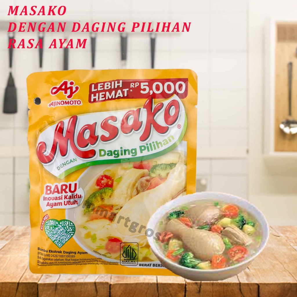 Jual Masako Penyedap Rasa Bumbu Ekstrak Daging Rasa Ayam 123gr