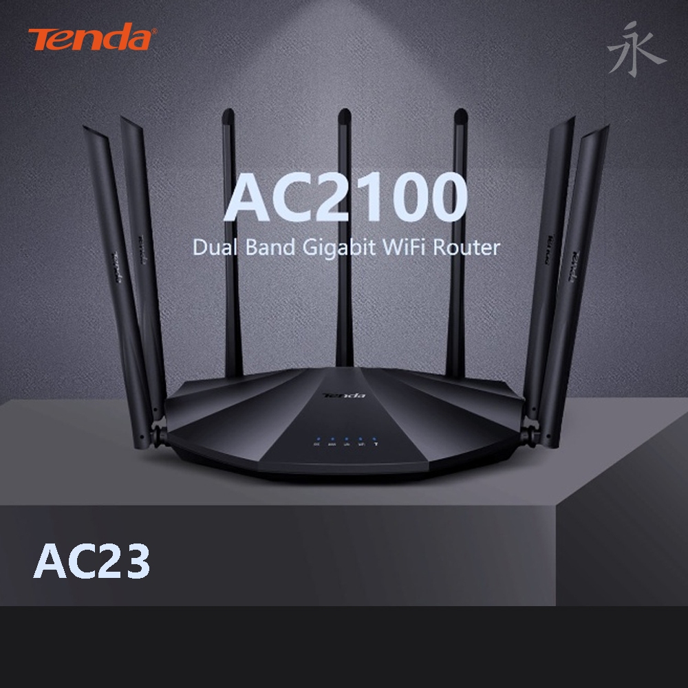 Jual TENDA AC23 AC2100 Dual Band Gigabit WiFi Router | Shopee Indonesia