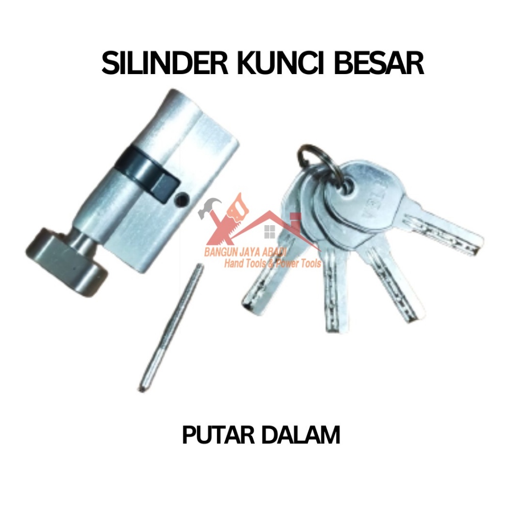 Jual Silinder Kunci Knop Putar Silinder Kecil Besar Belmondo Cylinder ...