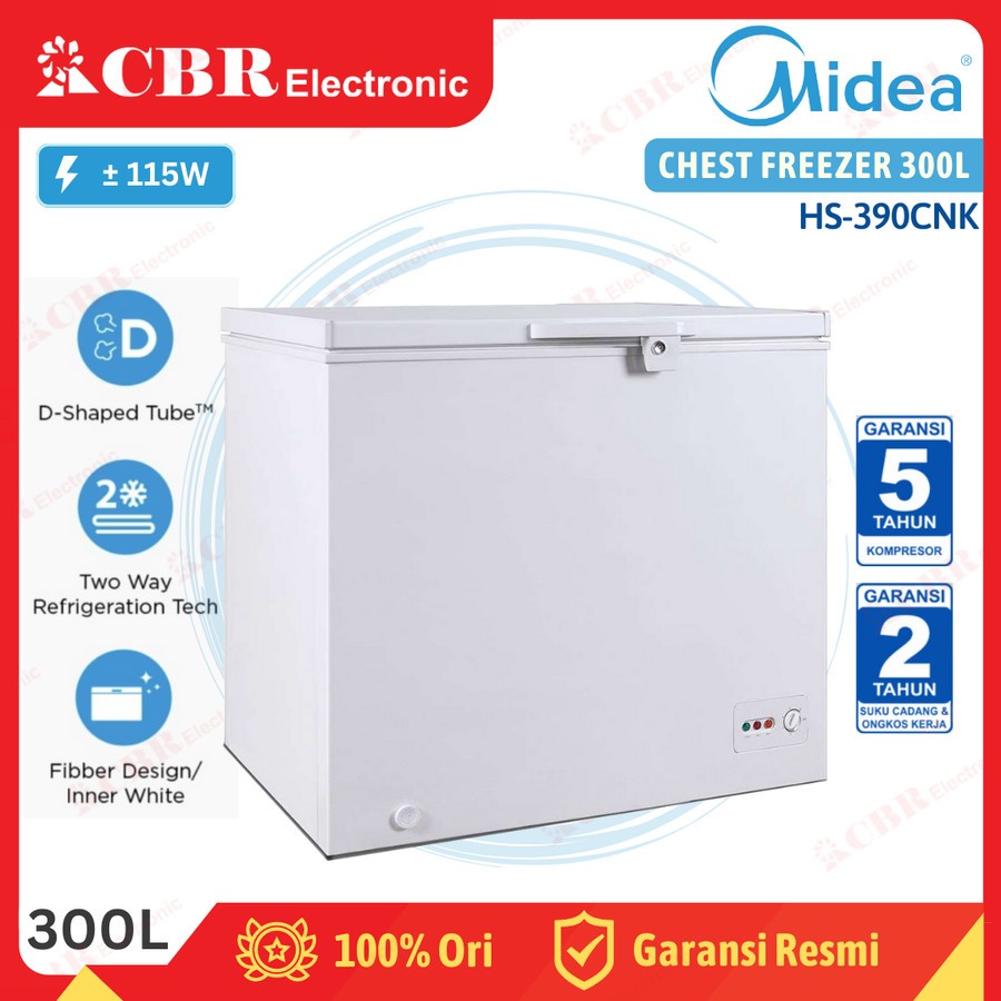 Jual FREEZER PETI - CHEST FREEZER MIDEA HS-390CK / 300 L | Shopee Indonesia