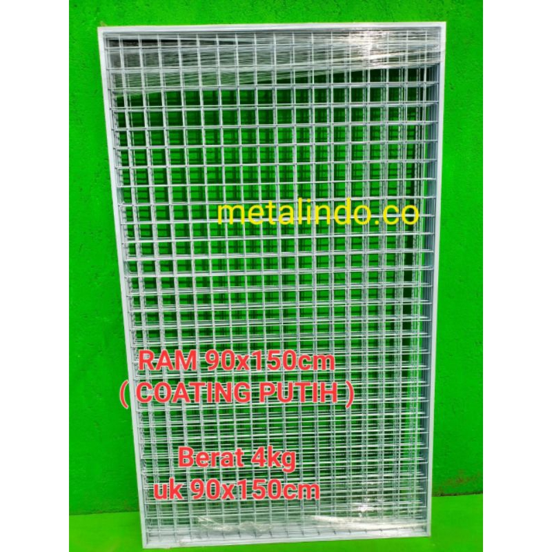 Jual Jaring ram bingkai besi tebal ukuran 90cmx150cm Kawat display ...