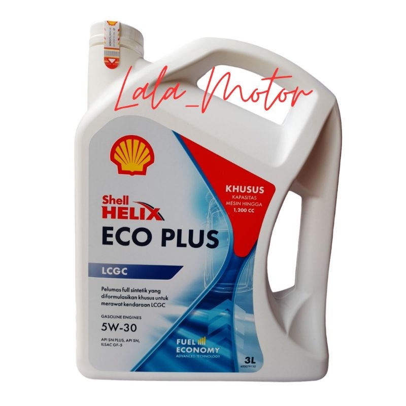 Jual Oli Shell Helix Eco Plus 3L 5W-30 | Shopee Indonesia