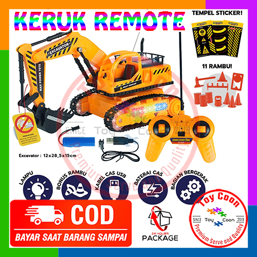 Jual excavator remote control rc excavator beko remot control eskavator ...
