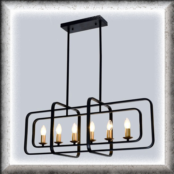 Jual Lampu Gantung Retro Vintage rangka Besi hitam industrial modern ...