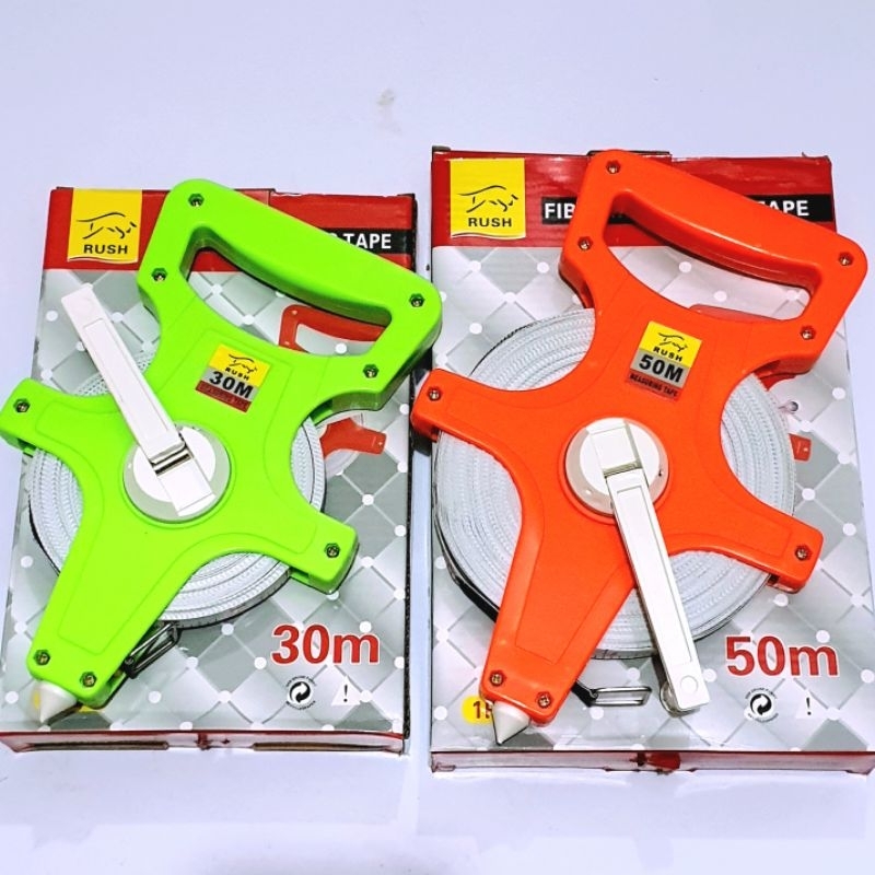 Jual Meteran rol , Meteran tanah 30 , 50 meter , meteran tancap fiber | Shopee Indonesia