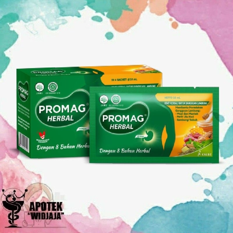 Jual promag herbal cair sachet saset 6 6's x 10ml 10 ml / box | Shopee ...