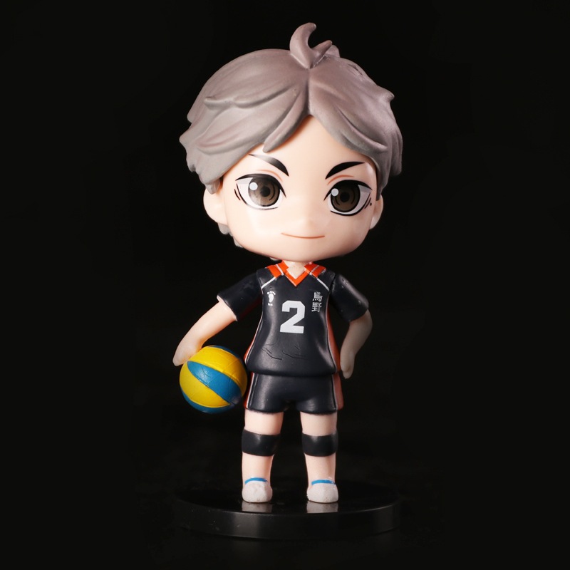 Jual Haikyuu Anime Chibi Action Figure Nishinoya Yu Bokuto Kotaru ...
