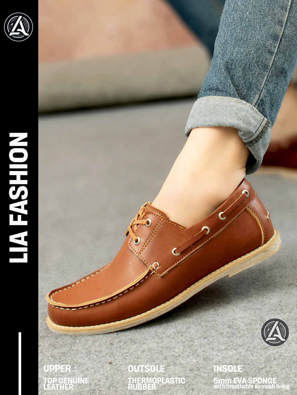 Jual LIA X GKREZORSKY - Sepatu Pria Gereja Pesta Resmi Kulit Original ...