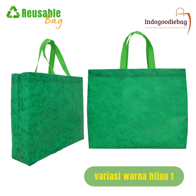 Jual Model Tali Box Landscape motif embos timbul 3D Ukuran 40x35 Tas ...