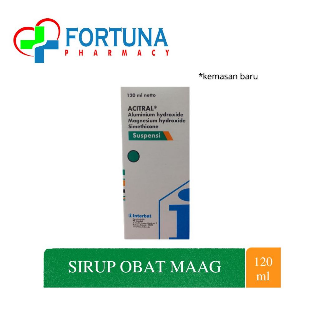 Jual Acitral Sirup 120 ml | Sirup Obat Maag | Shopee Indonesia