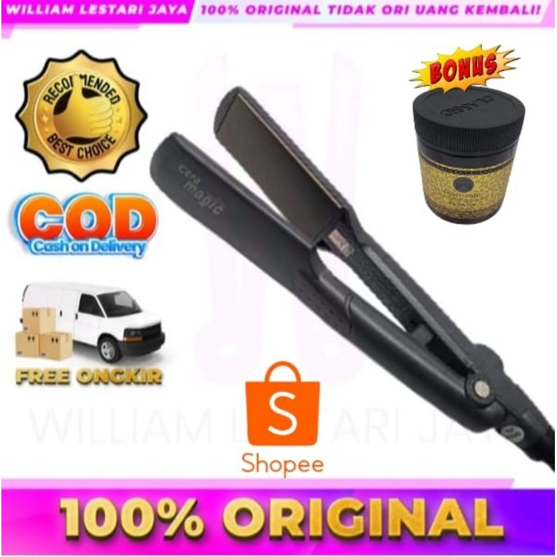 Jual CATOK Rambut Cera Magic 240 volt (Flat Iron) Meluruskan Rambut ...