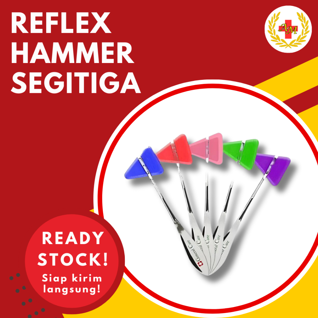 Jual Reflex Hammer Segitiga General Care Palu Refleks Hammer Reflek ...