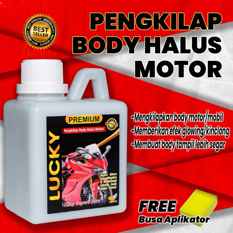Jual LUCKY PENGKILAP BODY MOTOR DAN MOBIL 500 ML | Shopee Indonesia