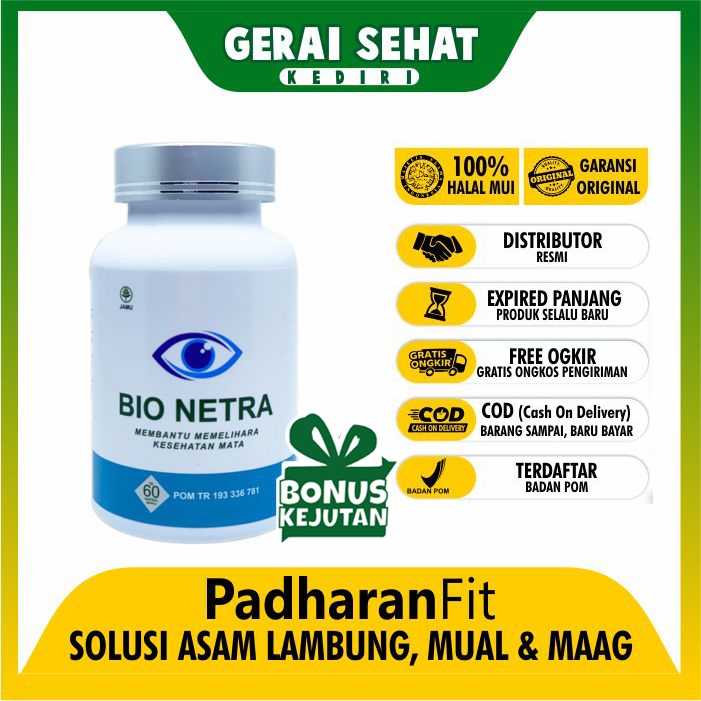 Jual BIO NETRA - ORIGINAL - BPOM - OBAT KESEHATAN MATA - MATA MINUS ...