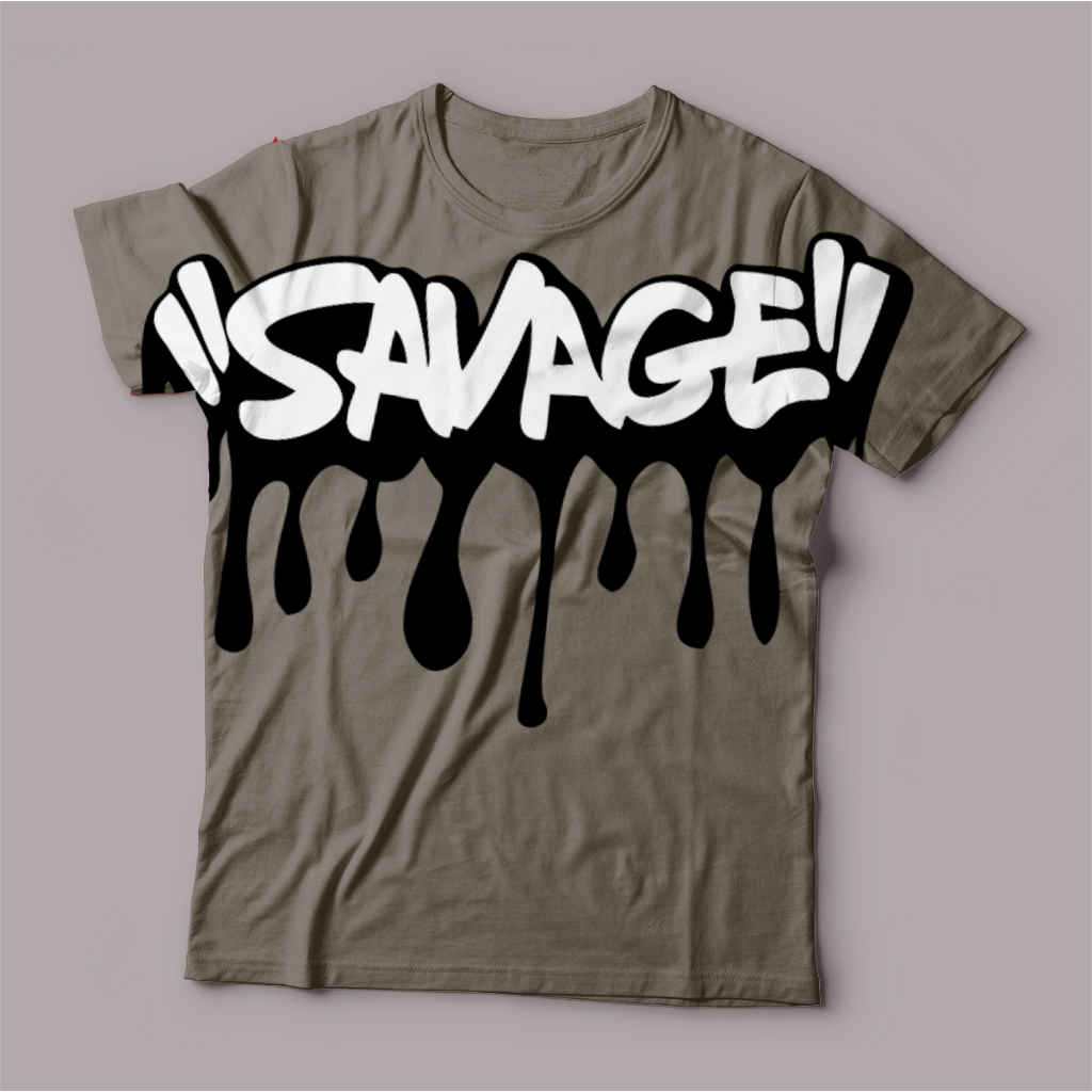 Jual kaos distro Sablon simpel full 1/4 printing depan,Bisa Kustom ...