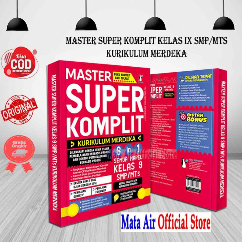 Jual Original Master Super Komplit Kelas Ix Smp Mts Kurikulum Merdeka